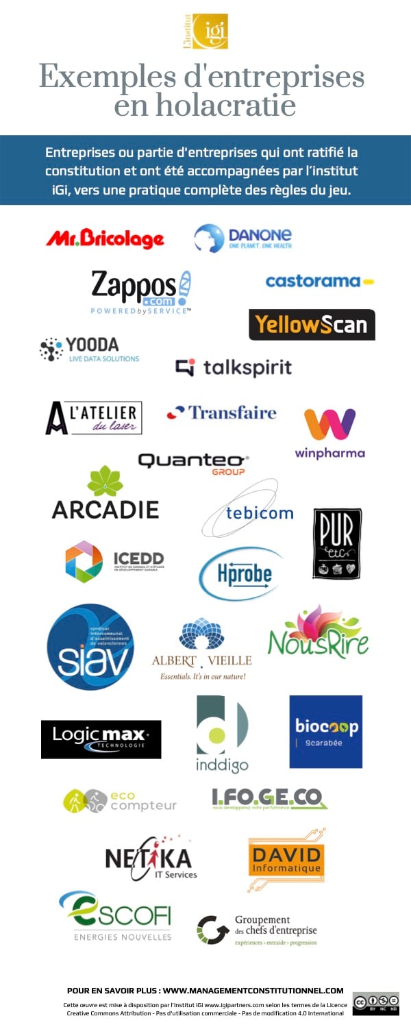 Exemple d’entreprises en holacratie | Nova Consul